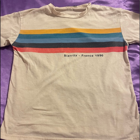SHEIN | Tops | Simplistic Graphic Tee With Pop Of Colors | Poshmark